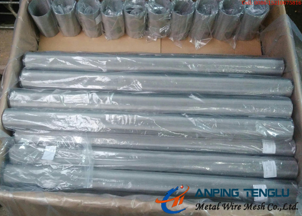 Metal Filter Tube With Woven Wire Mesh Expanded Metal Perforated Type